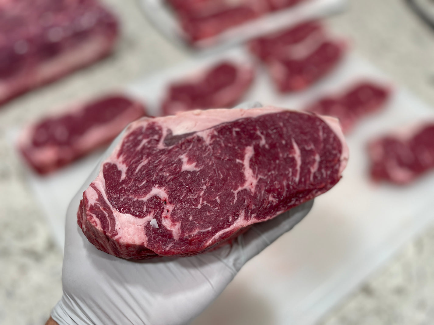 Striploin (New York- Akaushi) – Marbled Cuts Fine Meats
